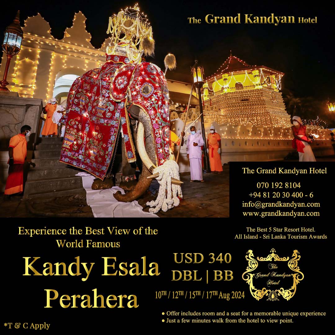 Kandy 5 Star Luxury Accommodation | The Grand Kandyan Hotel
